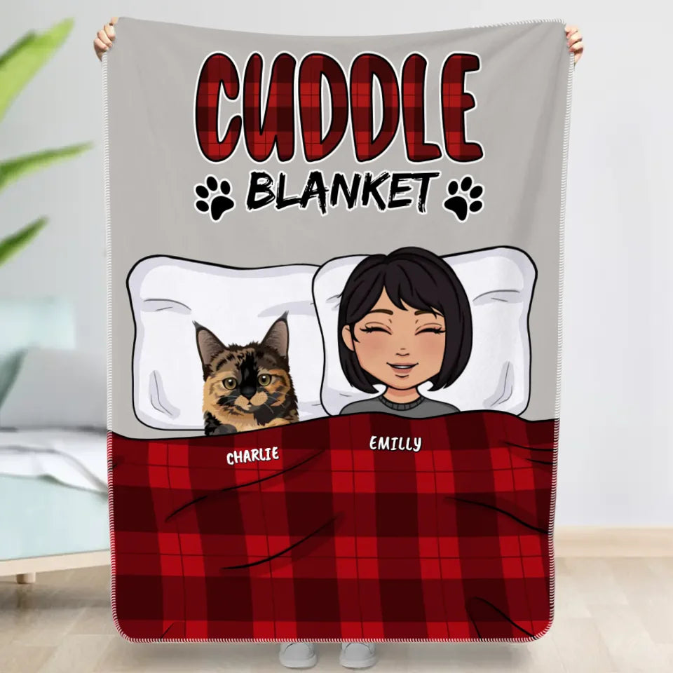 Cuddle blanket - Personalized Blanket – Pet Printed US